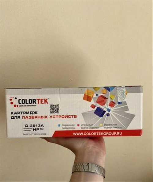 Картридж Q2612-A colortek