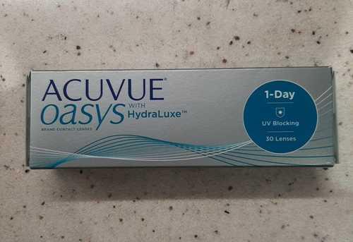 Линзы контактные acuvue oasys однодневные -0,75