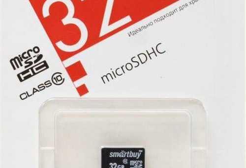 Карта памяти microSD 32GB class 10 (без адаптера)