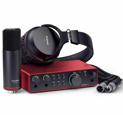 Внешняя звуковая карта Focusrite Scarlett 2i2 Stud