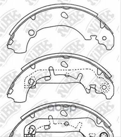 Тормозные колодки барабанные ford fiesta/fusion