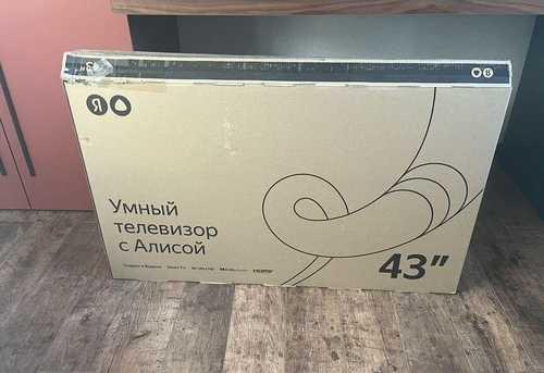 4K Яндекс телевизор 43" yndx-00071 новый гарантия