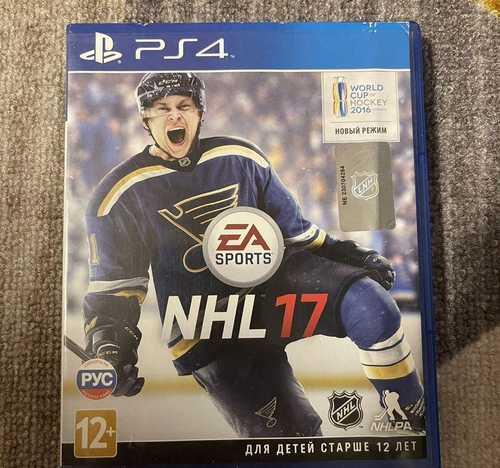 Nhl 17 ps4 диск