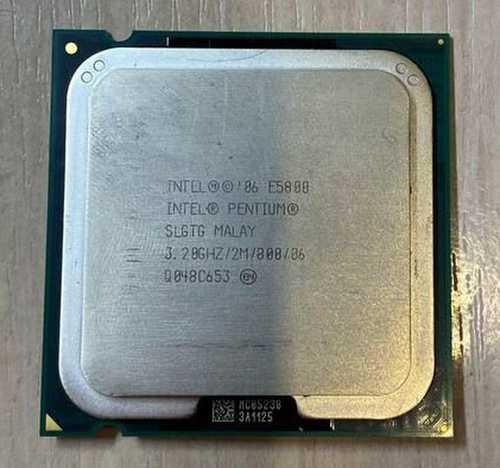 Процессор Intel pentium E5800