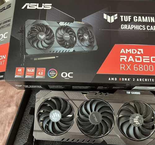 Видеокарта amd radeon 6800xt asus tuf gaming