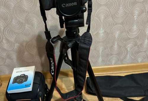Продается зеркальный фотоаппарат Canon650D 18-55