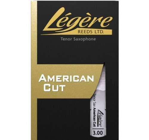 Трость для тенор саксофона Legere American Cut №3 пластиковая