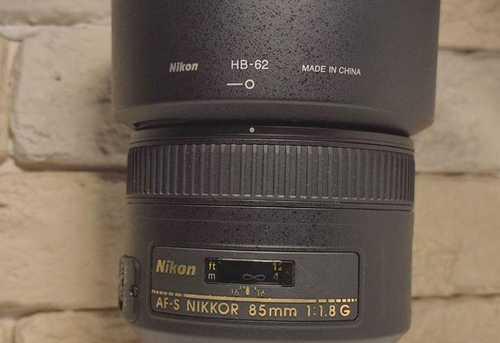 Объектив Nikon AF-S 85mm f/1.8G Идеал