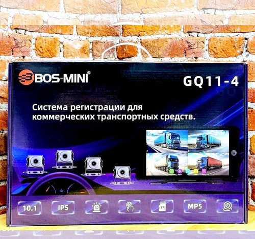 Монитор с 4 камерами BOS-mini GQ11-4 Сенсор