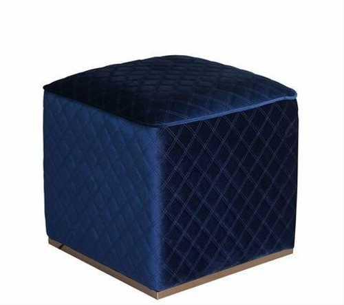 Пуф Cube Blue Velvet в спальню
