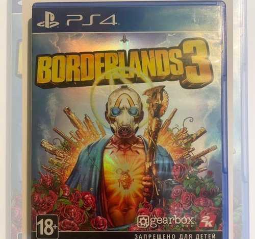 Игра на диске Borderlands3 для приставки PS4