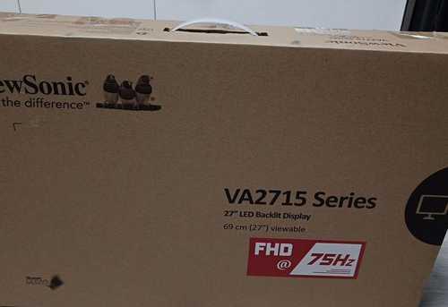 Монитор ViewSonic 27 va2715-h black 75 Hz