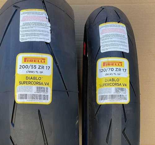 Pirelli Diablo Supercorsa SP V4 120/70 200/55 R17