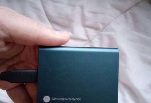 Съемный жесткий диск SSD Samsung T5 500 GB