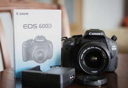 Новый Canon 600D + Canon 18-55 III