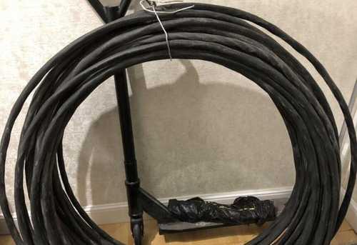Сетевой силовой кабель 4*6 мм2 алюминий 60м