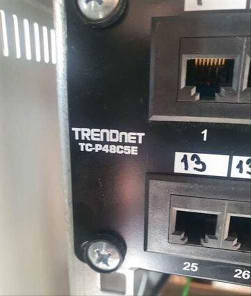 Продаю патч панель Trendnet TC-P48C5e