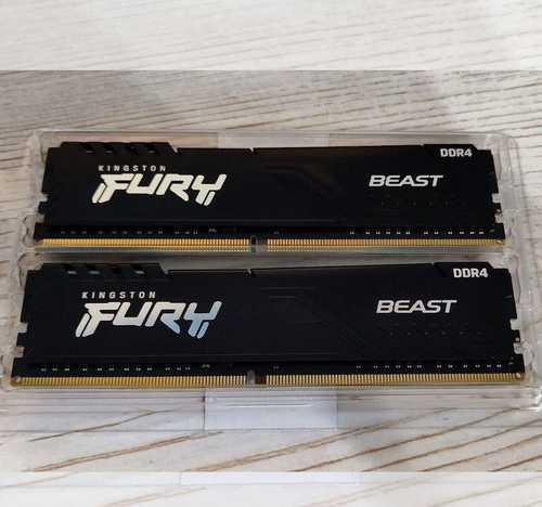 Оперативная память Kingston Fury Beast Black 32 гб