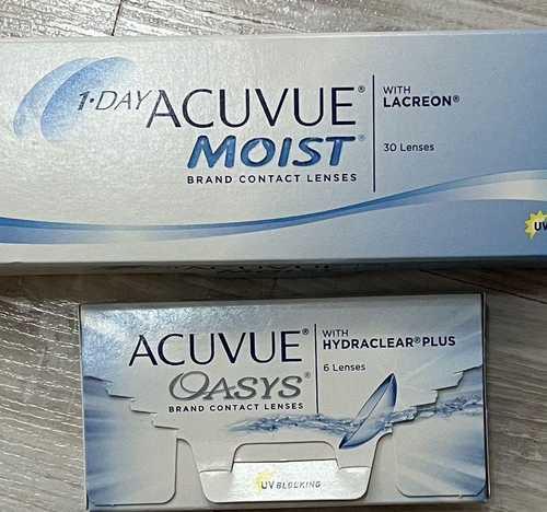 Контактные линзы Acuvue -1.5, кривизна 8.8 (9.0)