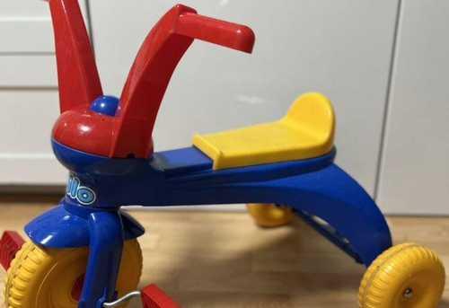 Детский трехколесный велосипед пластиковый прочный