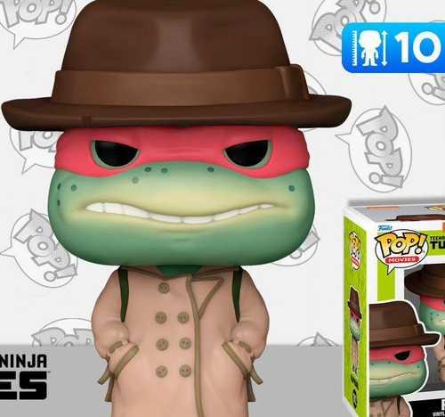 Фигурка Funko POP Movies tmnt Raphael w/Coat &