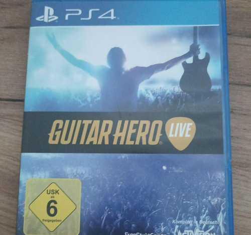 Диск на ps4, Guitar Hero live