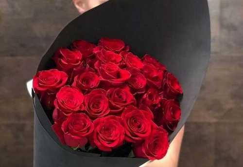 Букет из 21 красной розы