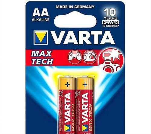 Батарейки varta MaxTech AA (блистер 2 штуки)