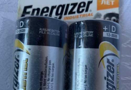 Батарейки Energizer Industrial LR20, 2 шт новые