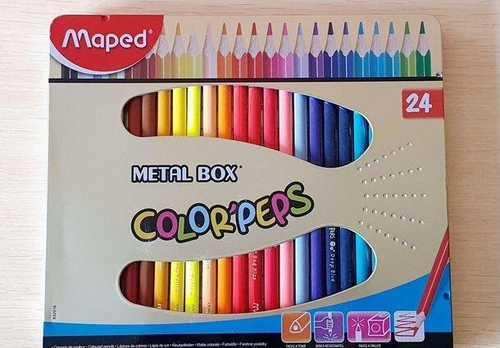 Карандаши Maped ColorPeps,24шт