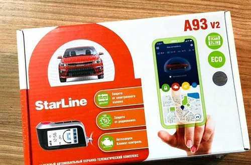 Сигнализация Starline A93 V2 2canlin ECO