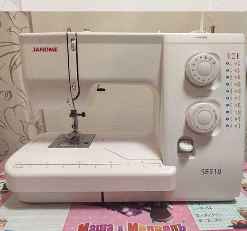 Швейная машина janome se 522