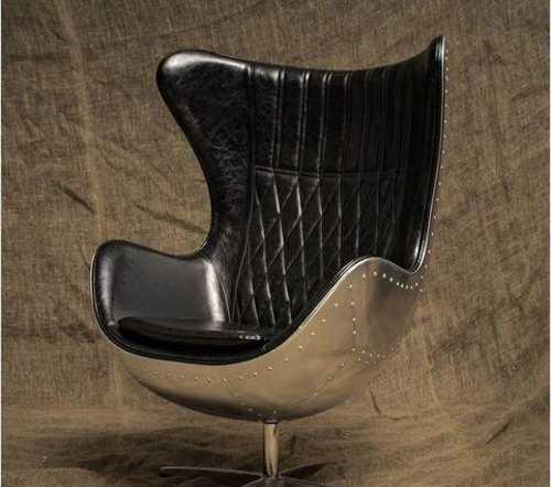 Кресло в стиле лофт кожаное