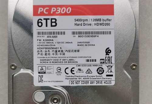 HDD Toshiba PC P300 6TB
