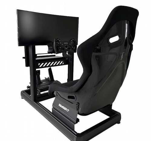 Кокпит Simseat Evo-V с ковшом   монитор   кпп