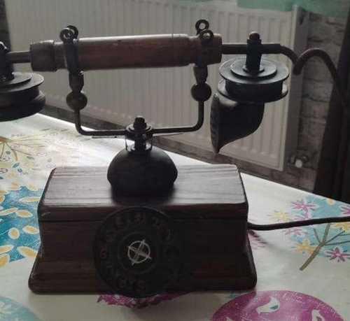 Деревянная шкатулка Телефон