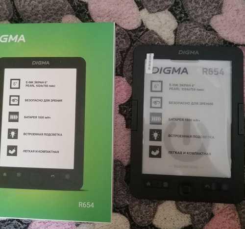 Электронная книга digma с подсветкой