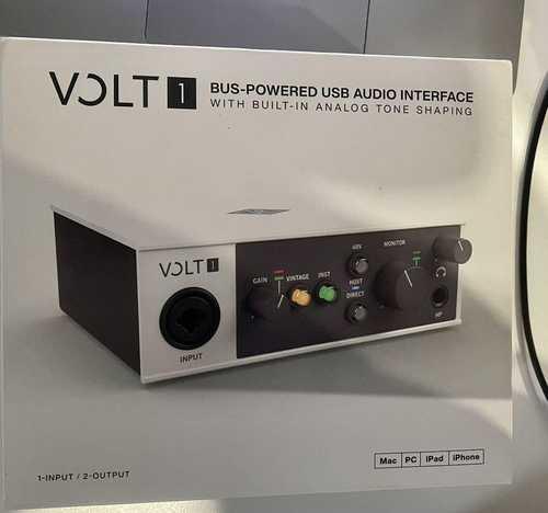 Внешняя звуковая карта Universal Audio Volt 1