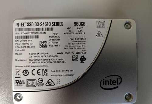 IntelI SSD D3-S4610 series 960gb