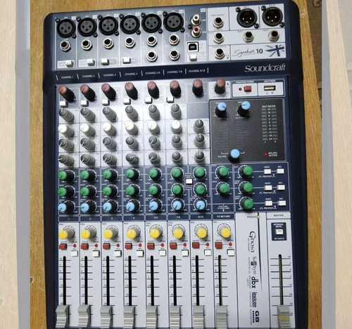Микшерный пульт soundcraft signature 10