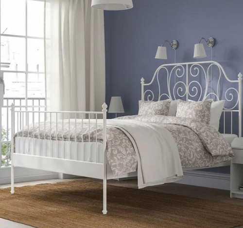 Кровать IKEA Leirvik 160х200