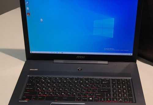 Игровой ноутбук 17 дюймов MSI GS70