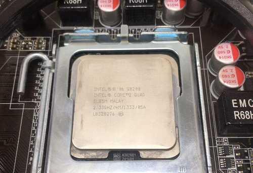 Материнская плата 775 / intel q8200 / озу 4gb