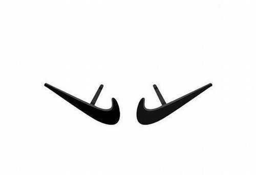Серьги гвоздики Nike Swoosh медицинская сталь