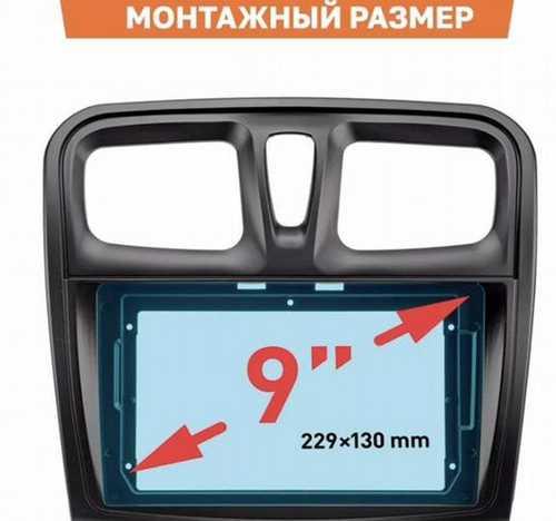 Переходная рамка для магнитолы Renault