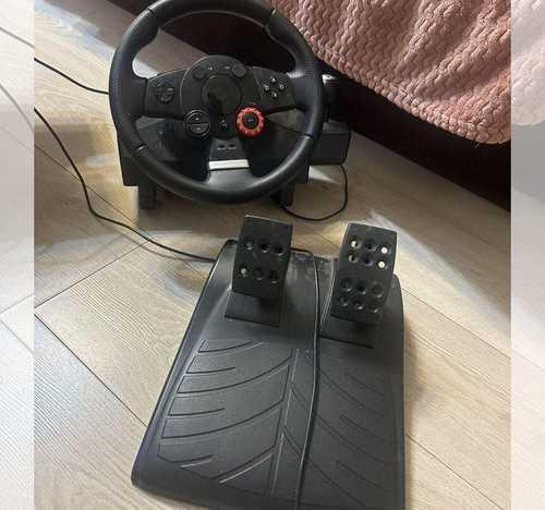 Игровой руль logitech driving force gt