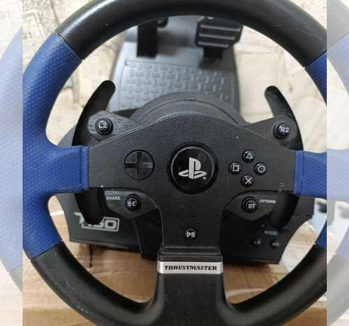 Игровой руль Thrustmaster t150 с пелалями