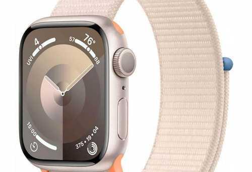 Смарт-часы apple watch series 9 41 мм сияющая звез