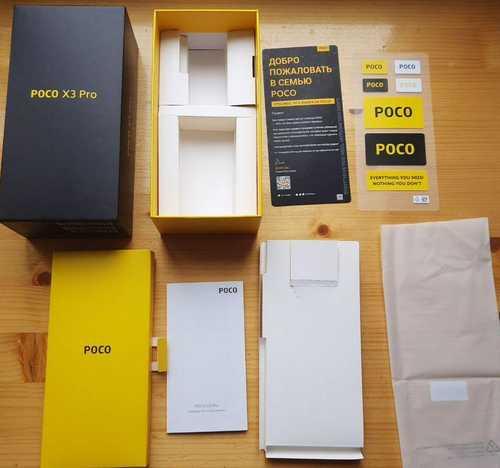 Коробка Xiaomi poco x3 pro 8/256