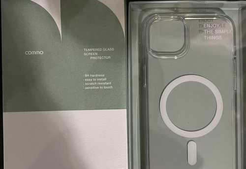 Чехол и стекло Commo iPhone 15 plus